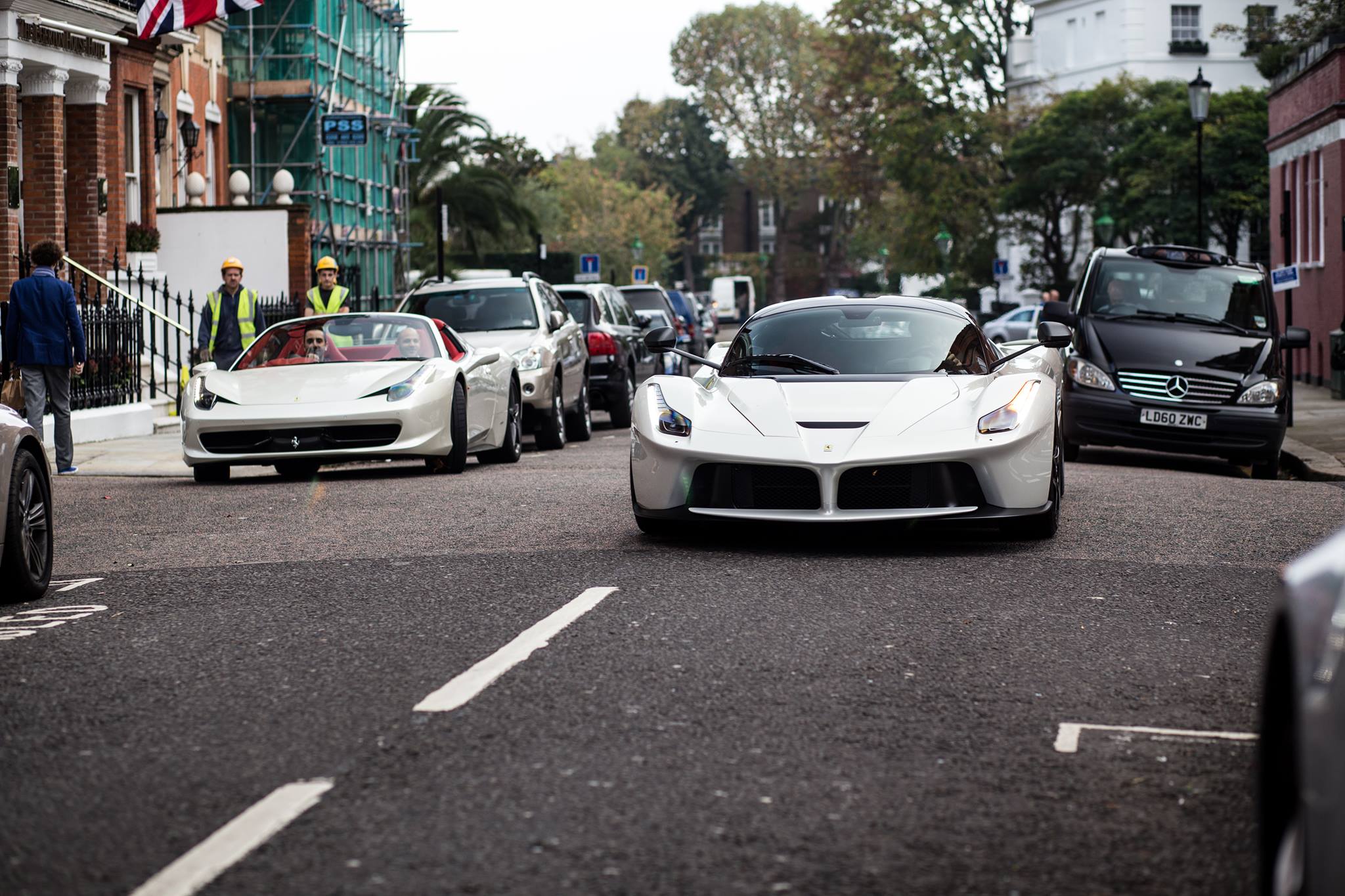 Seen LaFerrari Pearl White, London – KNODY